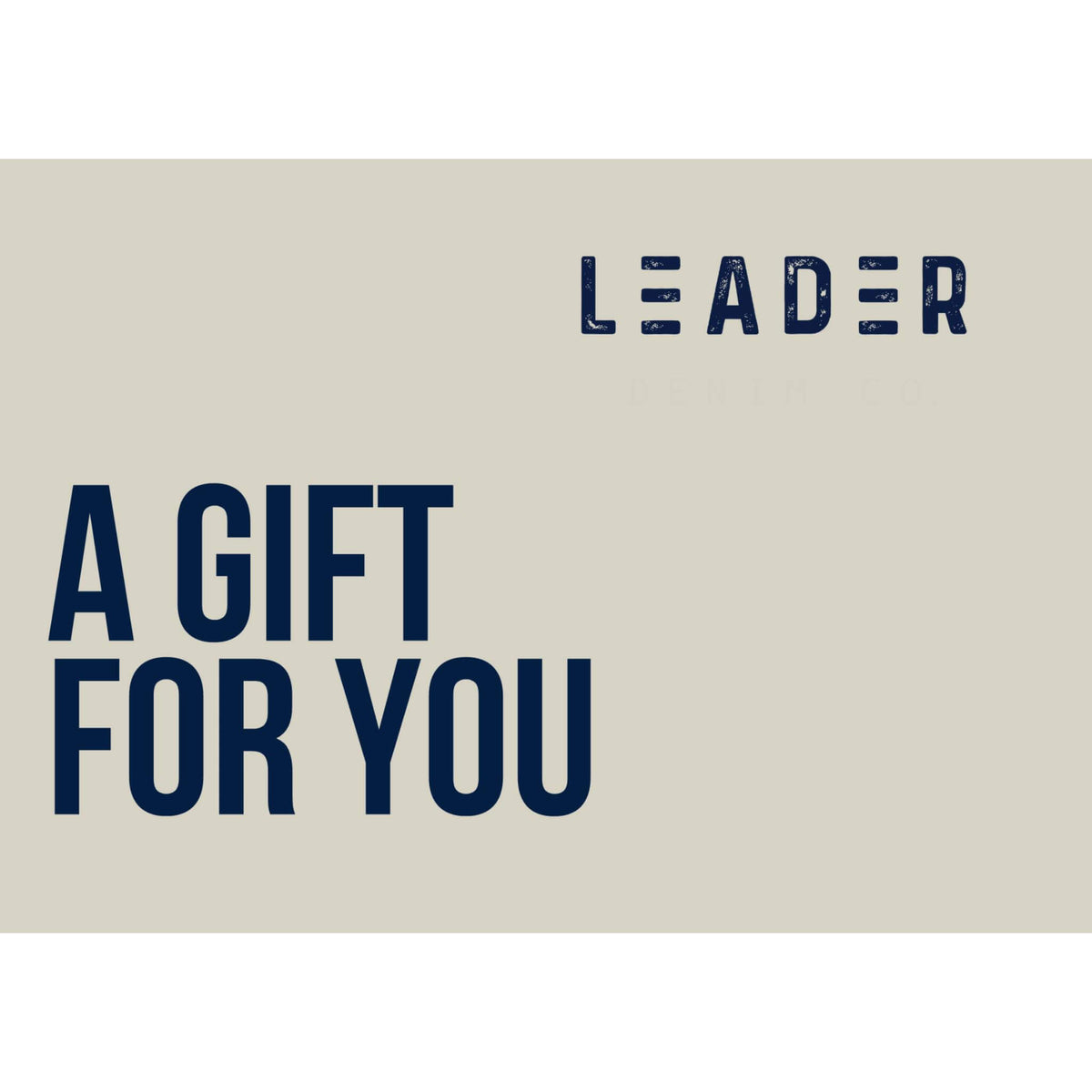 Leader Denim Gift Card