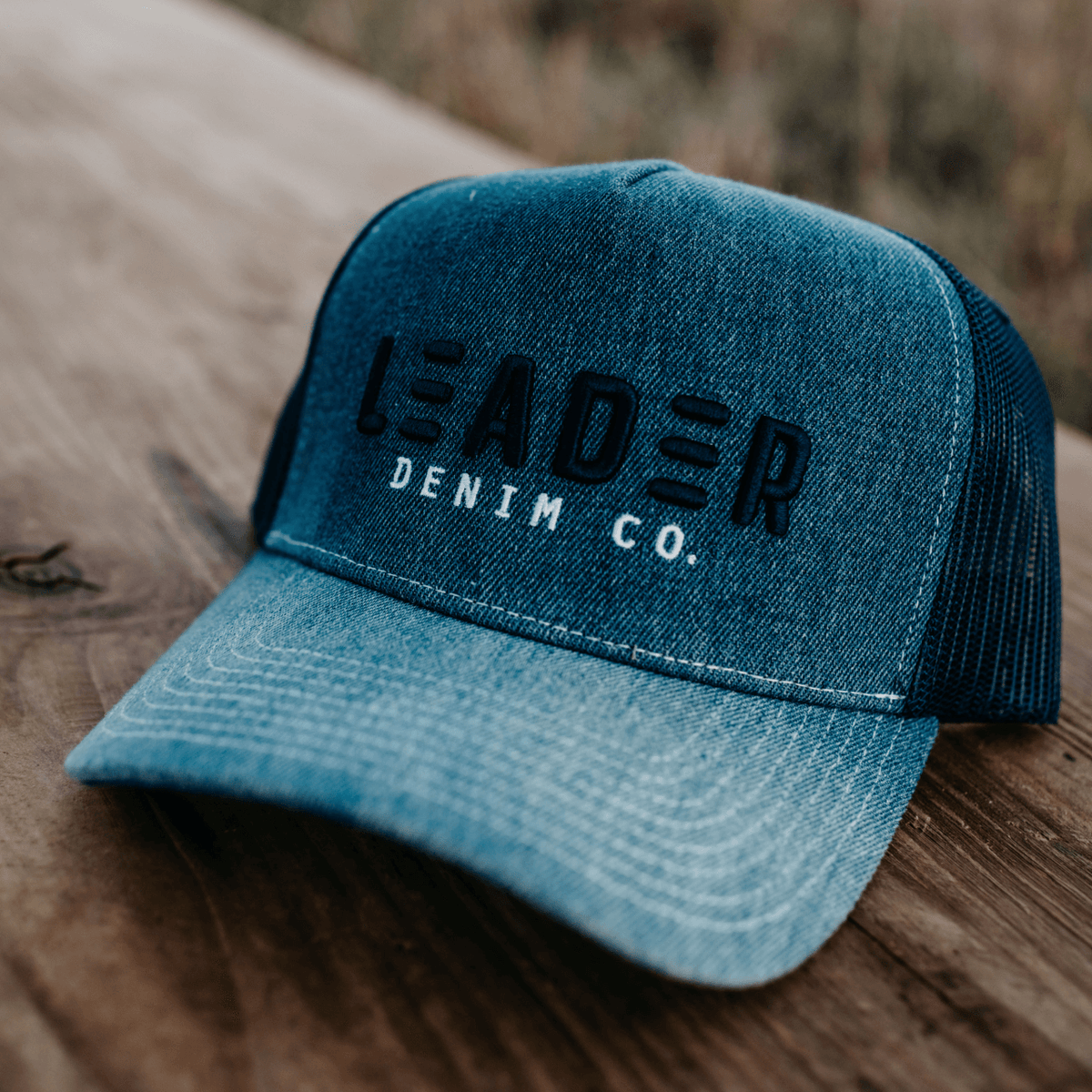 Denim Trucker Cap - Navy – Leader Denim